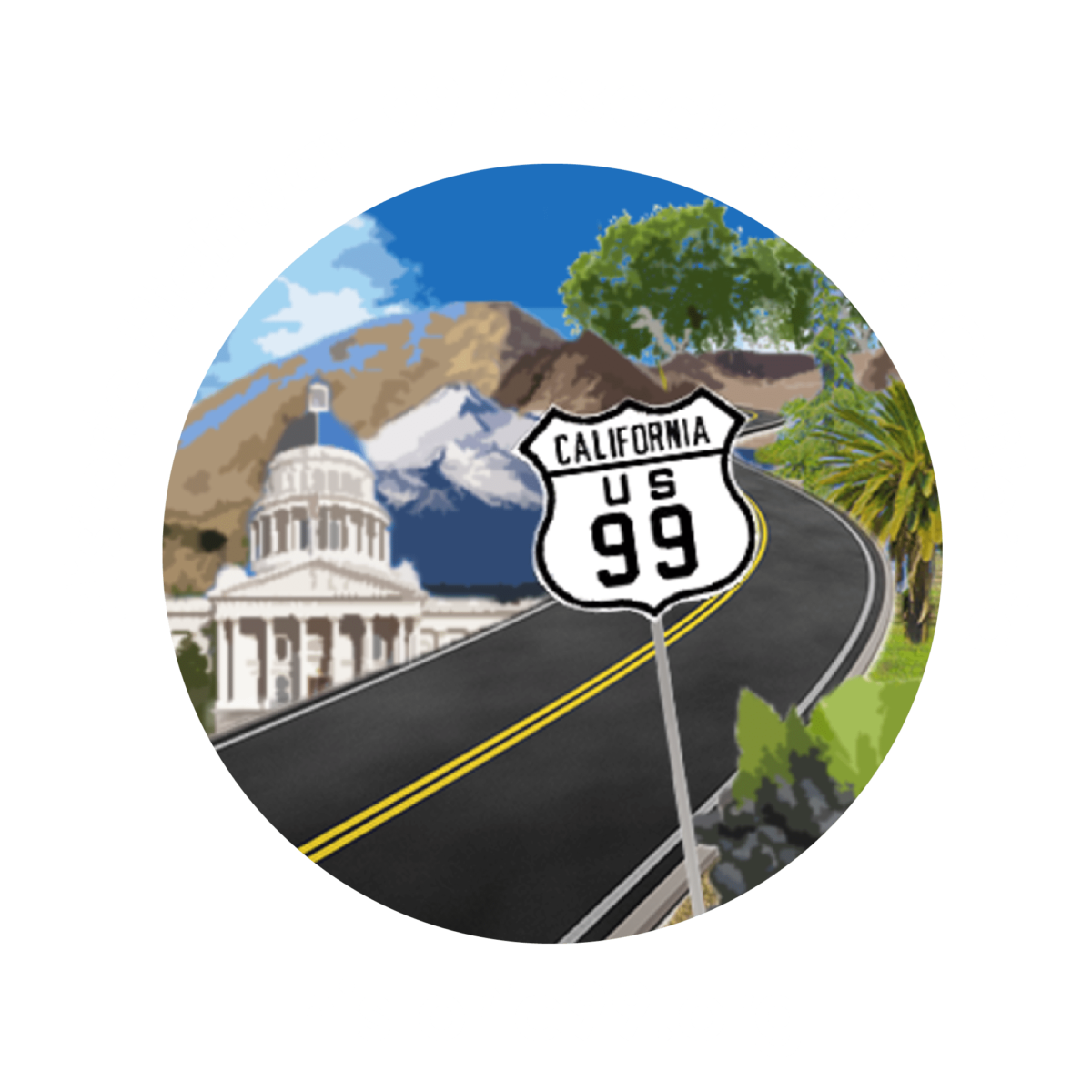 Historic Highway 99 Association of California - Routing of US 99 in ...